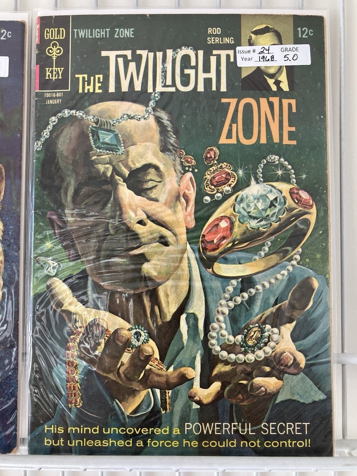 Twilight Zone 23 24 29 56 VG/FN Rod Sterling 4 Gold Key Comics $7 Flat ...