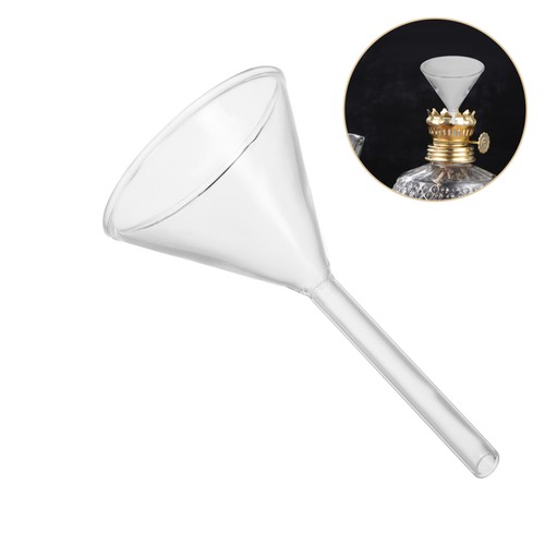 4pcs Clear Glass Funnels 60 mm For Oil Lamps And Laboratory Use Wide ...