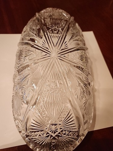 EAPG Higbee Oval Candy Dish Rare Thistle Pattern Vintage | eBay