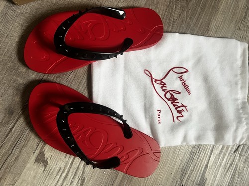 Christian Designer Inspired Sandals Flip Flops Size 37 Unisex | eBay