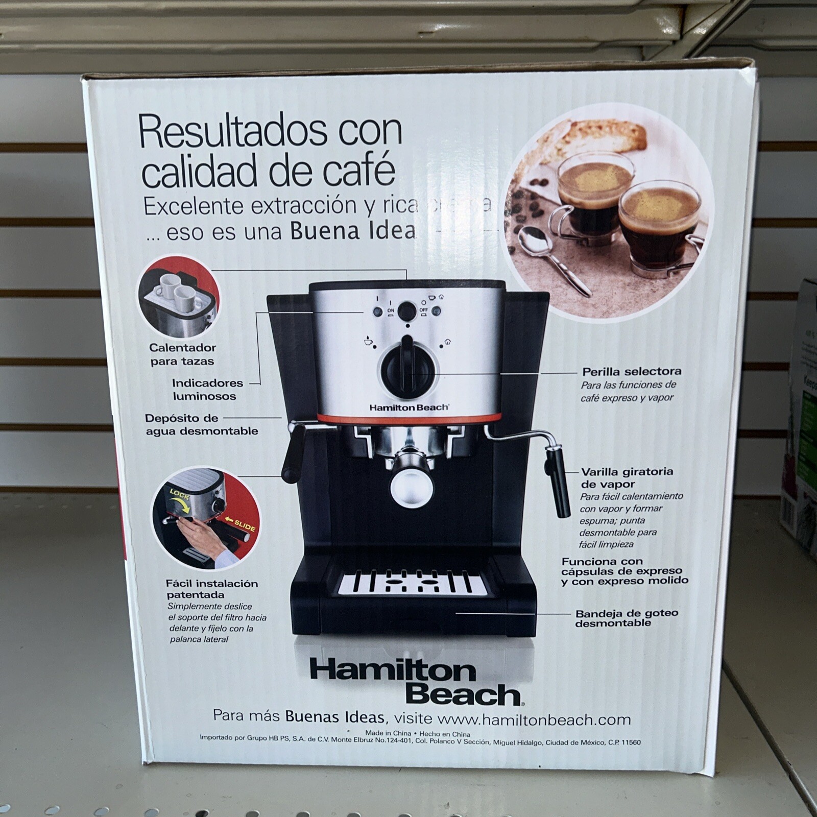 Hamilton Beach 40792 Espresso & Cappuccino Maker Black for sale online ...