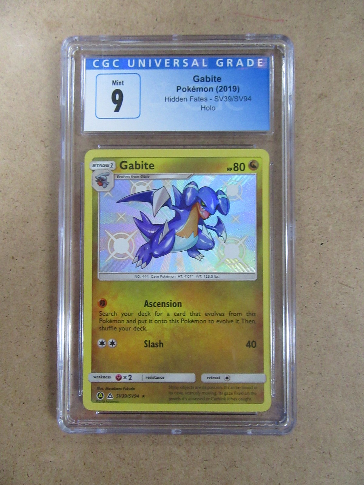 Pokemon Near Mint Gabite - SV39/SV94 - Shiny Holo Rare - GCG 9 English ...