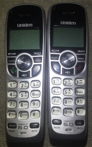 Uniden Replacement Home Phone Wireless Cordless Handset X2 DECT1580-2 ...