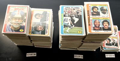 1978 Topps Football Cards 326-528 (P-NM) - You Pick - Complete Your Set ...