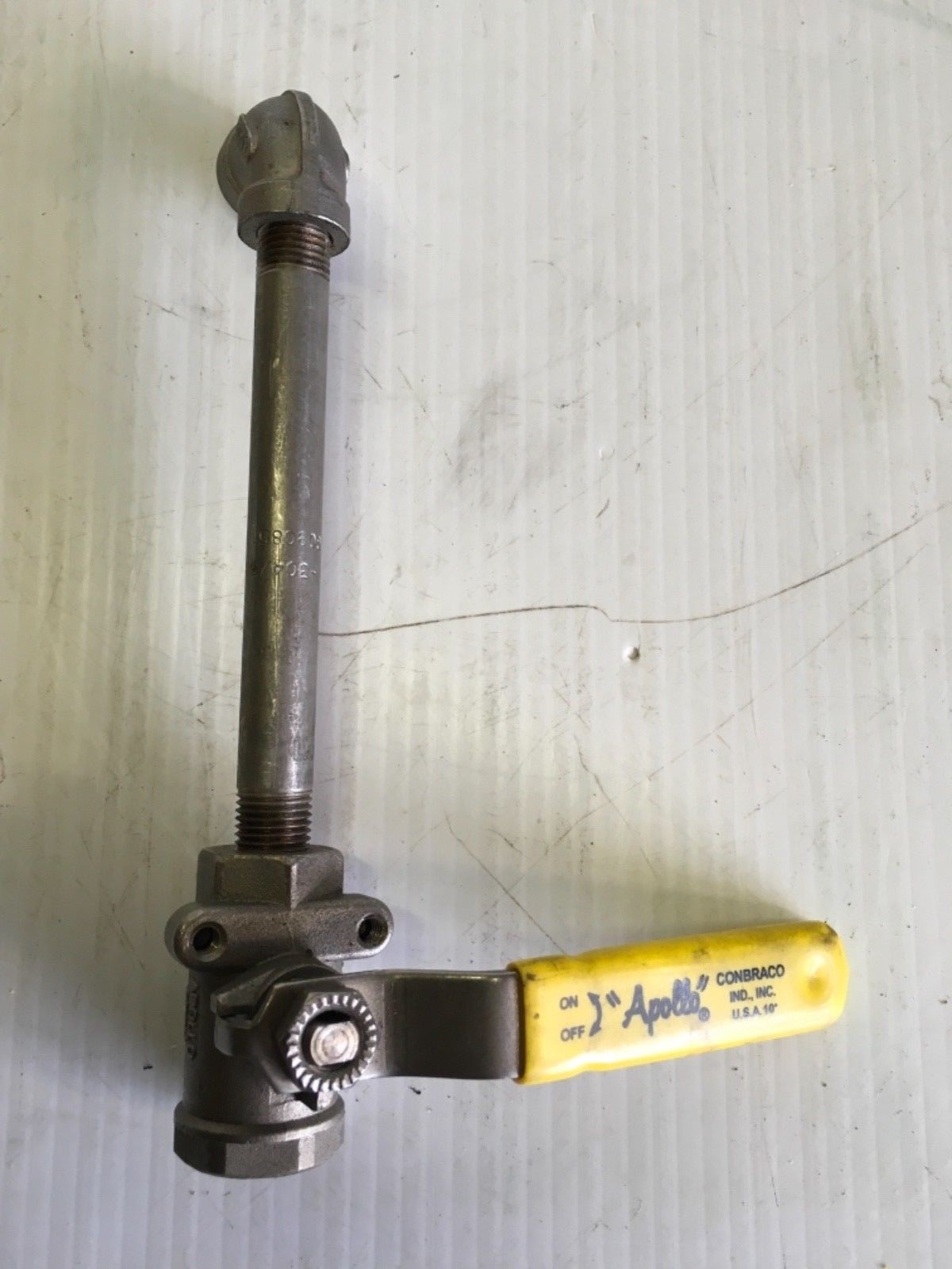 Apollo Conbraco 1/4in Ball Valve CF8M 2000 WOG w 5in adapter and 1/4in ...