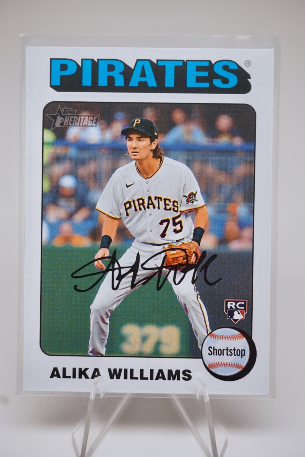 ALIKA WILLIAMS 2024 Topps Heritage WHITE BORDER PARALLEL #128 RC ...