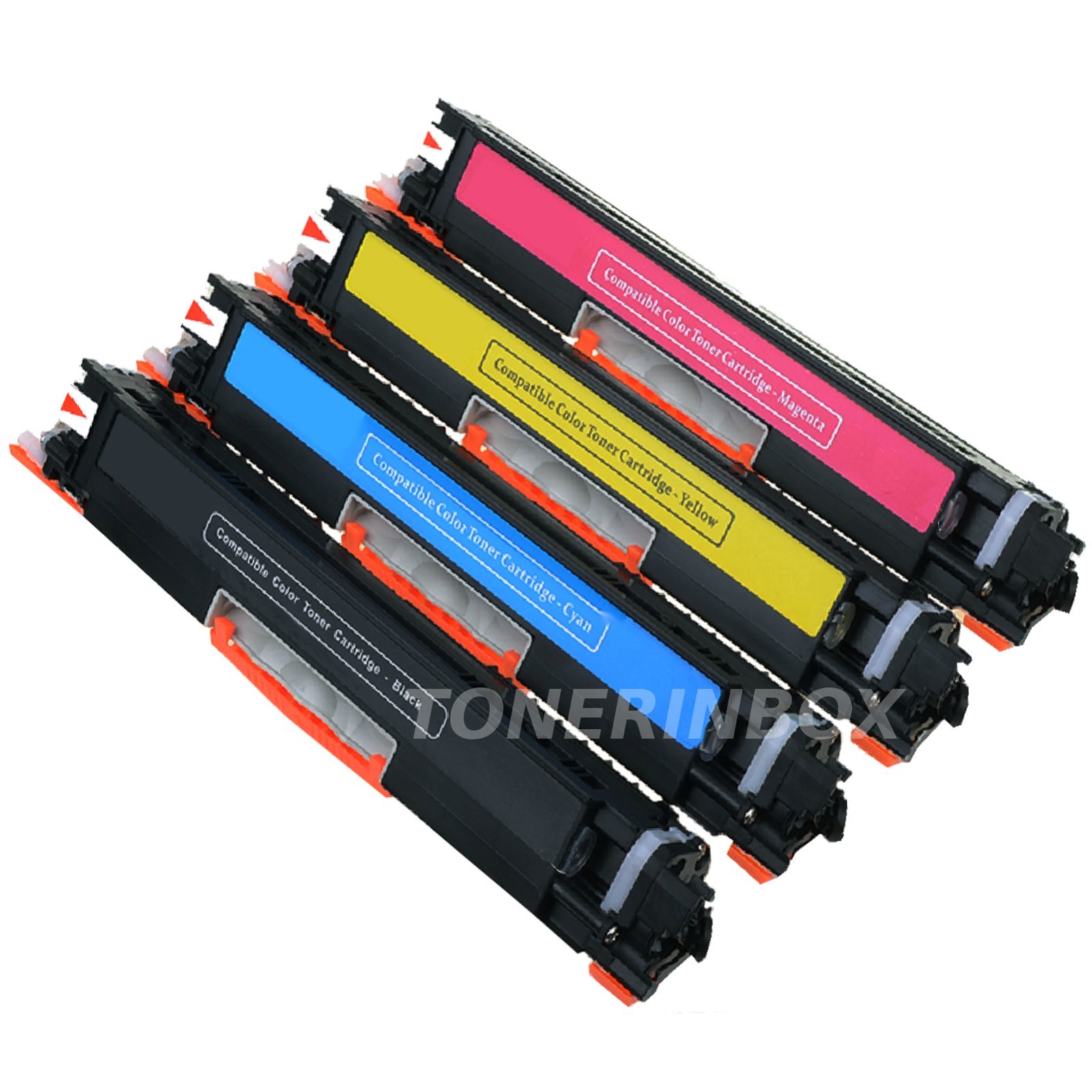 4pk Compatible CF350A CF351A CF352A CF353A Toner For Color LaserJet ...