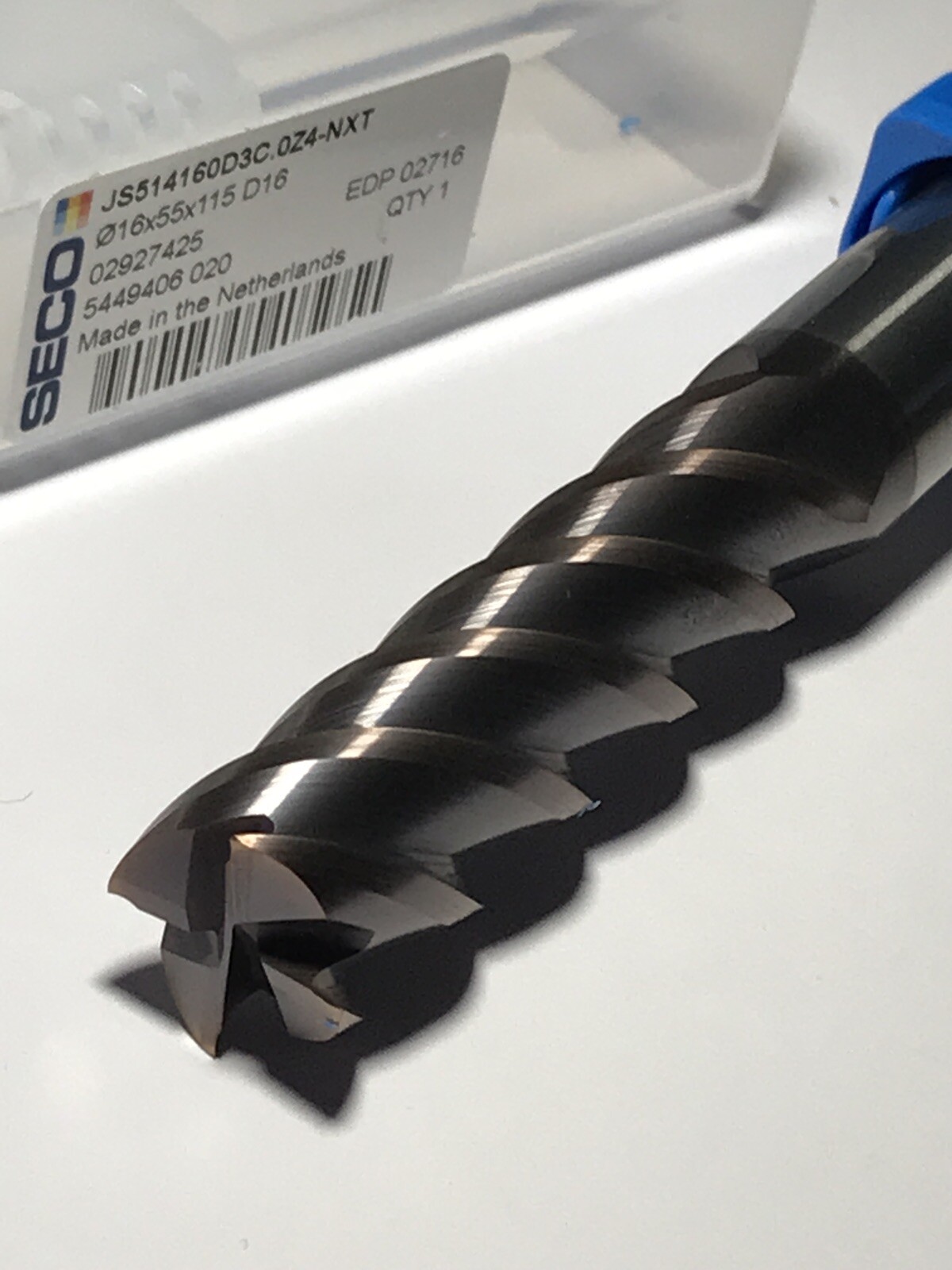 16mm END MILL SECO CARBIDE LONG JS514160D3C.0Z4-NXT 4fl Coated VAT ...