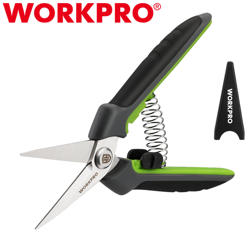 WORKPRO Pruning Shear 6.25'' Garden Hand Scissors Stainless Steel ...