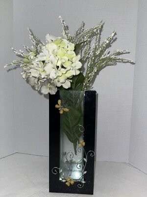 Studiohome Mirror With Delicate Multimedia Detail Butterfly 12" Vase | eBay
