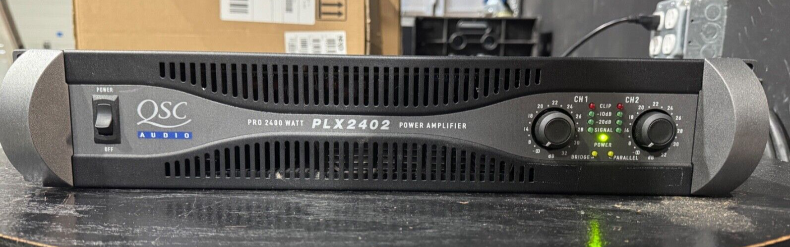QSC PLX-2402 Pro 2400 Watt Power Amplifier 2U Rack Mount | eBay