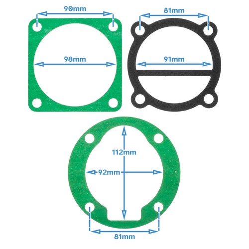 Air Compressor Cylinder Head Replacement Gasket Kit Valve Plate Sealing ...
