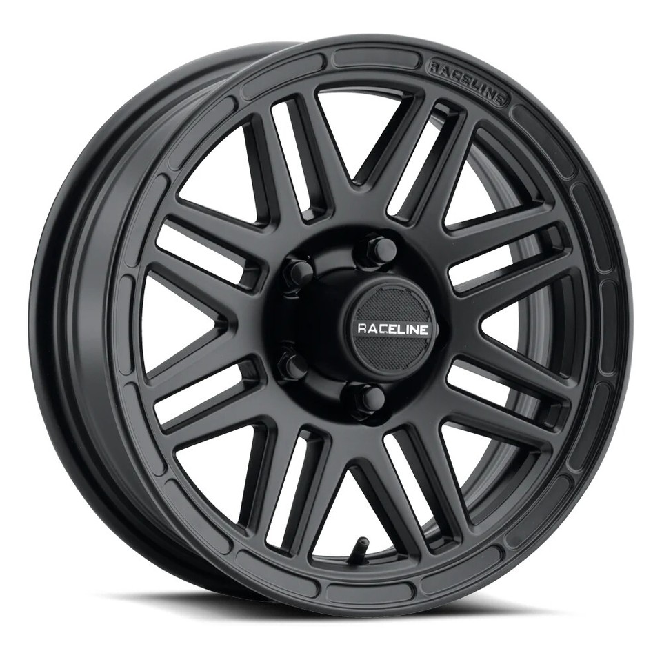 13x4.5 -0.125" Raceline 944B Outlander TR 5x4.5 Satin Black Wheels (Set ...