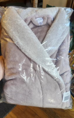 ULTA Luxury Plush Lavender Gray BATH ROBE Large/X-Large NEW | eBay