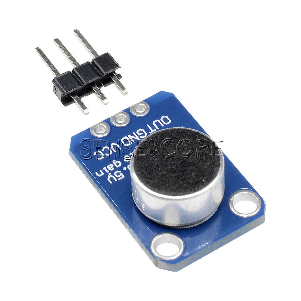 Electret Microphone Amplifier MAX4466 With Adjustable Gain For Arduino ...