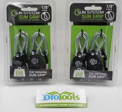 Sun System Sun Grip 1/8" Light Fixture Hangers Heavy Duty, (2)2 Pack ...