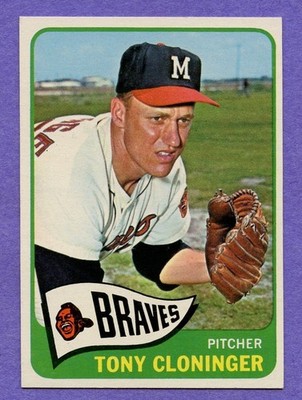 1965 Topps Tony Cloninger #520 Braves High Number High Grade NM-MT | eBay