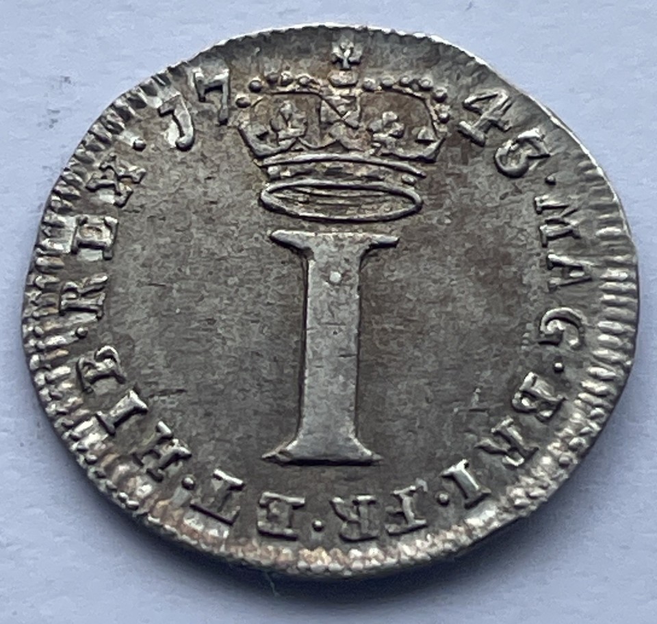 1743 George II 0.925 Silver Maundy Penny Coin | eBay