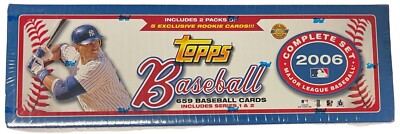 2006 Topps MLB Baseball Factory Sealed Complete Unopened Set- Series 1 ...