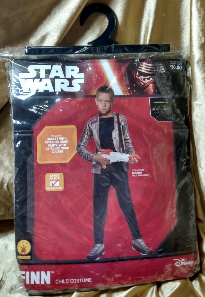 Halloween Star Wars Deluxe Star Wars Finn Boy Costume ,Large (12-14 ...