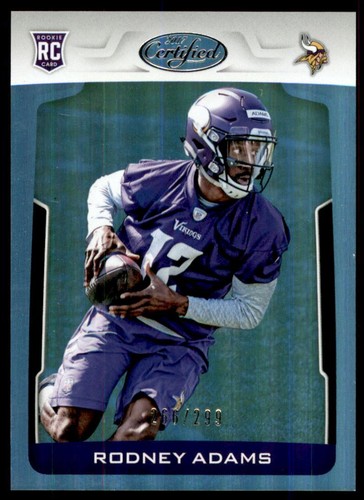 2017 Certified Mirror Silver #146 Rodney Adams /299 | eBay