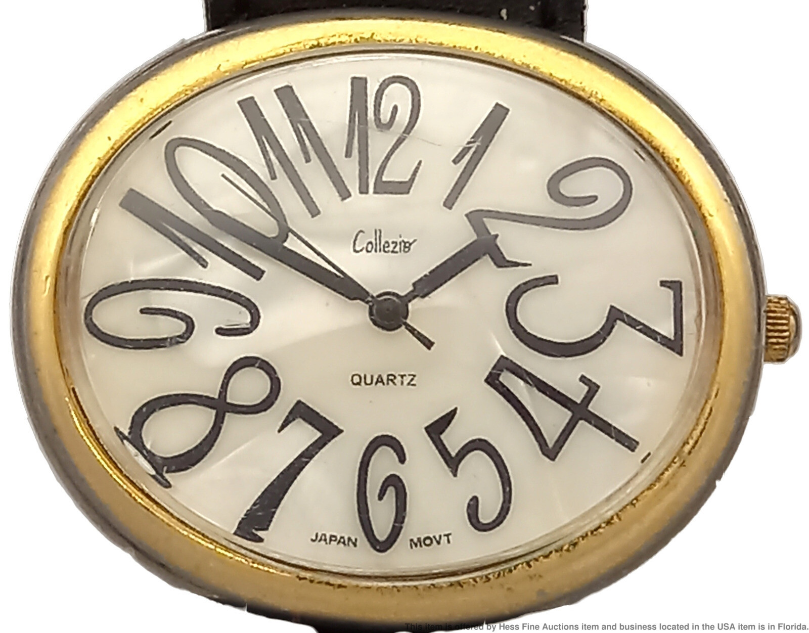 Funky Collezio Ladies Gold Toned Mother Of Pearl Dial Elastic Band ...