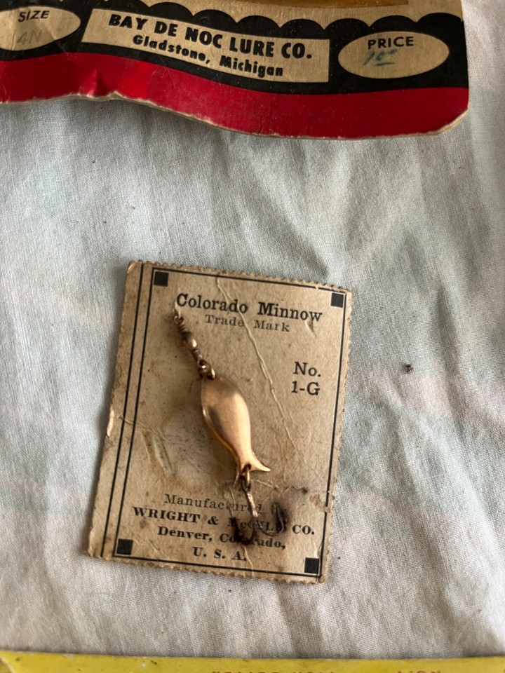 10 Vintage Fishing Fish Lures in Package Musky Cisco Kid Abu Sweden ...