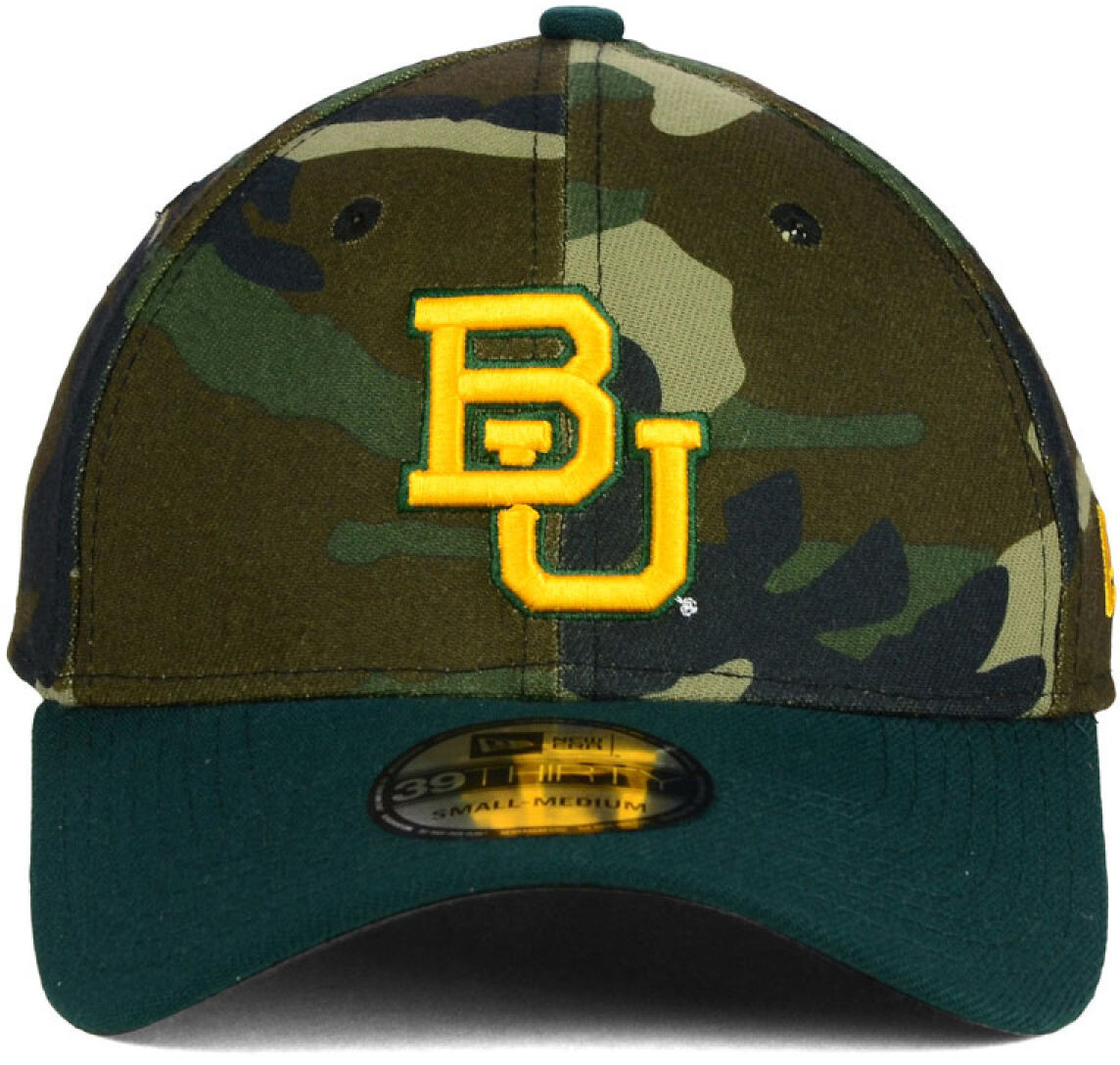 BAYLOR BEARS League Classic Camo New Era 39Thirty NCAA Stretch Fit Hat ...