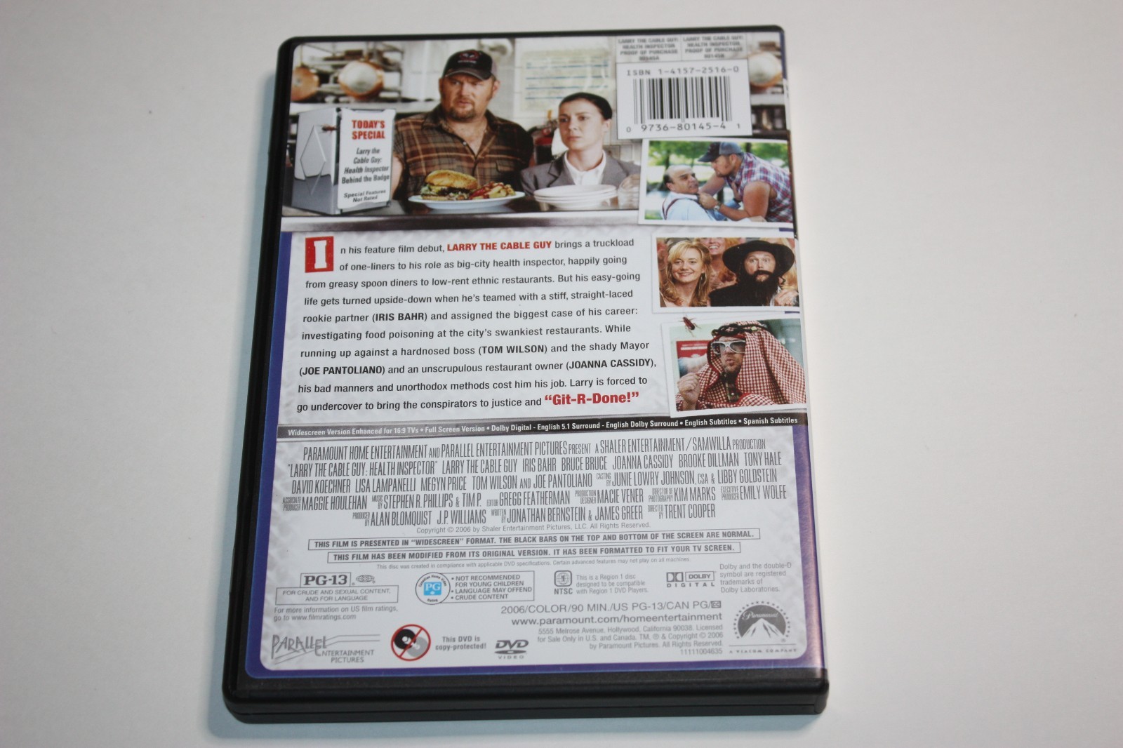 LARRY THE CABLE GUY: HEALTH INSPECTOR (DVD, 2006) JOE PANTOLIANO ...