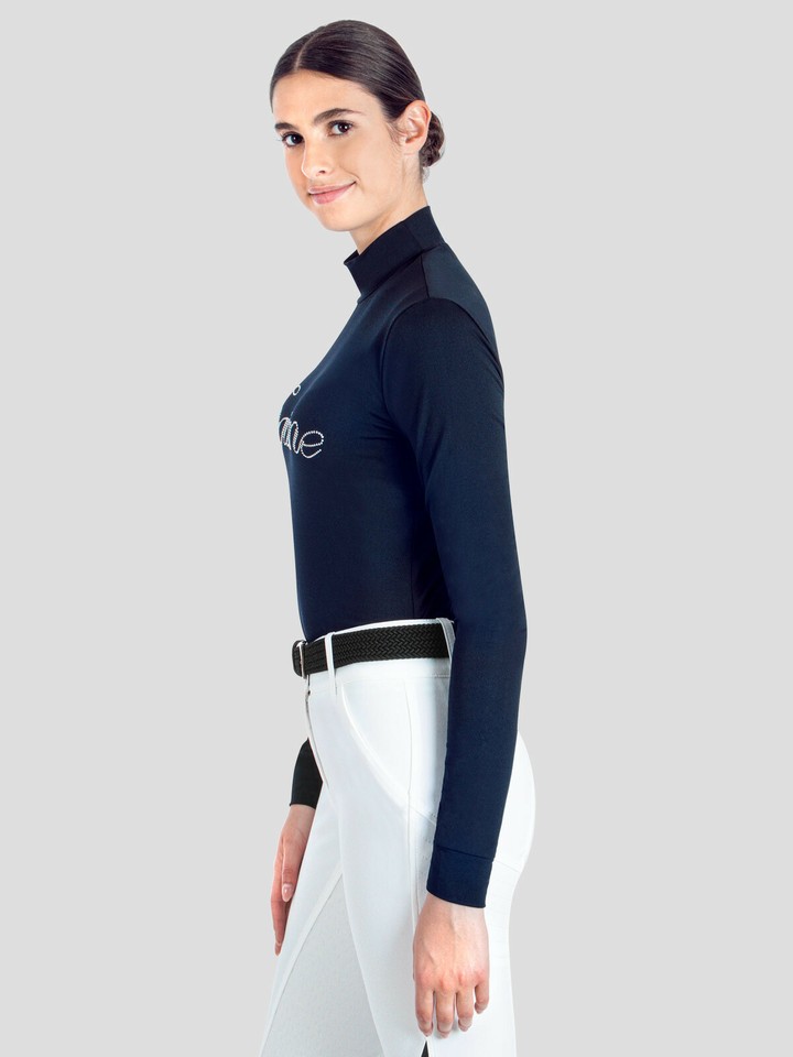Equiline Womens Roll Neck Jumper Blue HW 20 | eBay