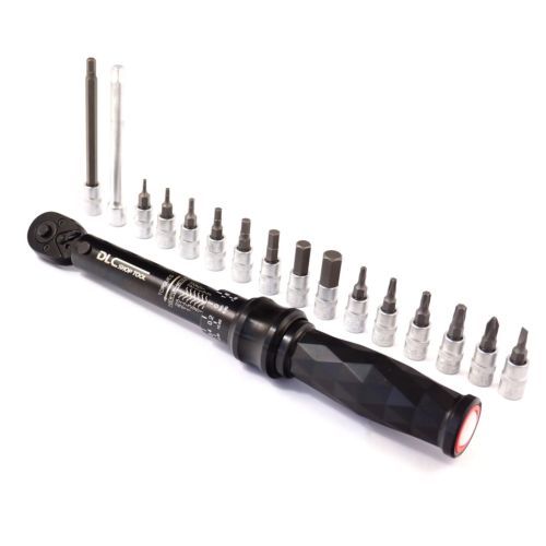 DLC Diamond Golden 1/4" 1-25Nm / 8.9-221 In-lb Torque Wrench Reversible ...