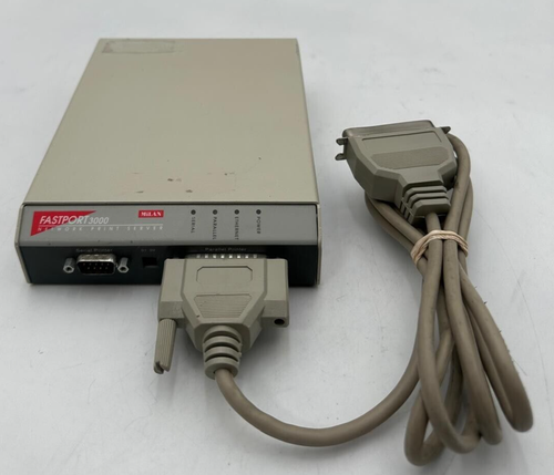 Milan Technology FastPort 3000 Series MIL-3000X Network Print Server, 2 Port | eBay