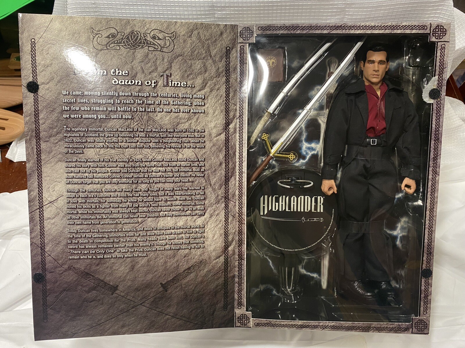 Sideshow Collectibles Highlander 12 Inch Action Figure Duncan MacLeod ...