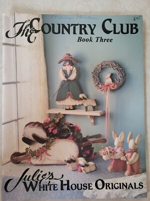 Decorative Painting Pattern Book THE COUNTRY CLUB Book 3 1988 Vintage ...