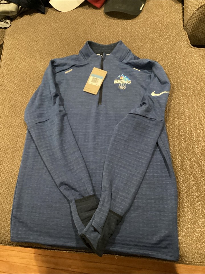 Beijing Olympics 2022 Nike 1/4 Zip Mens M New $90 Tag | eBay