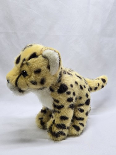 WWF World Wildlife Fund Cheetah Leopard Plush Stuffed Animal Realistic ...