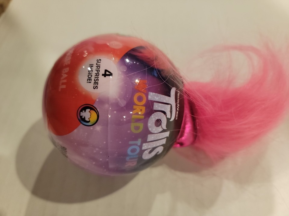 TROLLS WORLD TOUR PINK CUTE BALLS 4 SURPRISES PER BALL Toys | eBay
