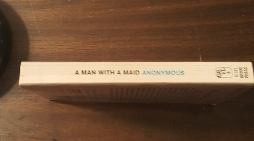 A Man With a Maid, by Anonymous, Victorian Erotica book, printed 1968 ...
