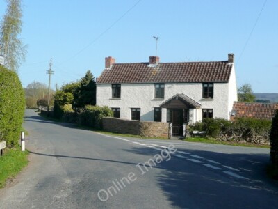 Photo 6x4 Cottage in Netherend At the junction of Woolaston Common ...