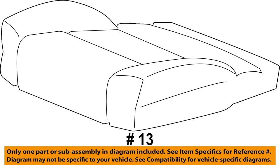 GM OEM 06-19 Escalade Seats Tracks Driver Seat Components-Cushion Cover ...