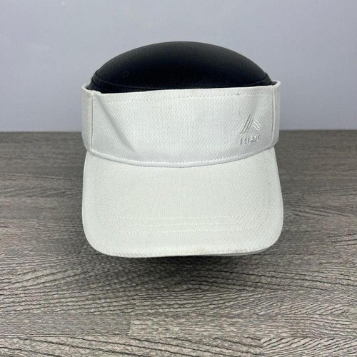 RBX Visor Hat Cap Strap Back White Polyester Sports Sun Rugged Bear ...