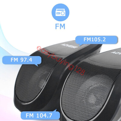 Motorcycle ATV Scooter Bluetooth Speaker MP3 Audio Music Sound System ...