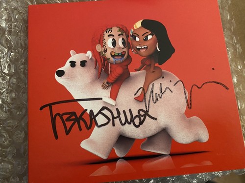 SIGNED Trollz CD Tekashi 6ix9ine & Nicki Minaj Official Autograph ...