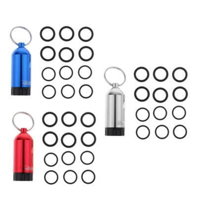 Mini Aluminum Diving Tank Keychain with 12 O Rings Brass Pick | eBay ...