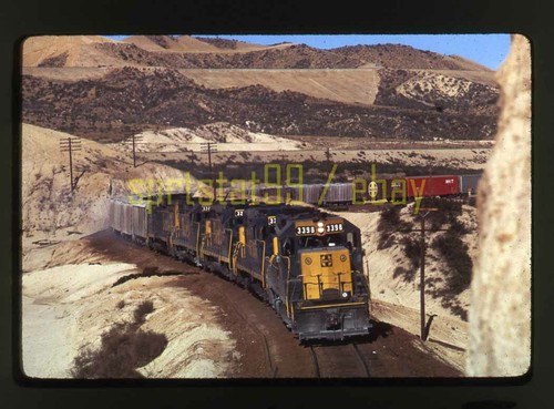 ATSF Santa Fe EMD GP35 Locomotive #3398 - Duplicate 35mm Railroad Slide ...