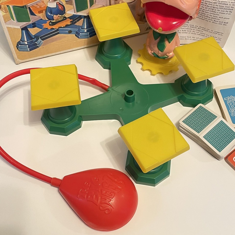 Vintage The Big Sneeze Game Ideal Toy Corp 1968 w/ Box Instructions | eBay