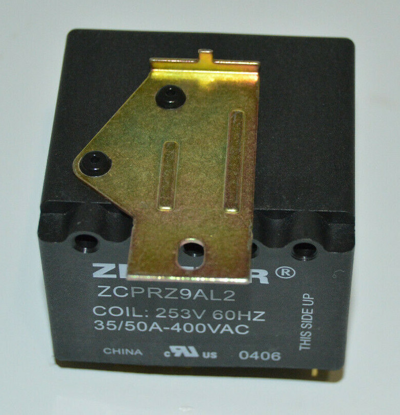ZETTLER® ZCPRZ9AL2 Relay, 253V 60HZ Coil, 35/50A-400VAC, NEW | eBay