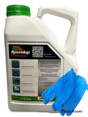 1 X 5L ROUNDUP PROACTIVE/Biactive 360 STRONG PROFESSIONAL GLYPHOSATE ...
