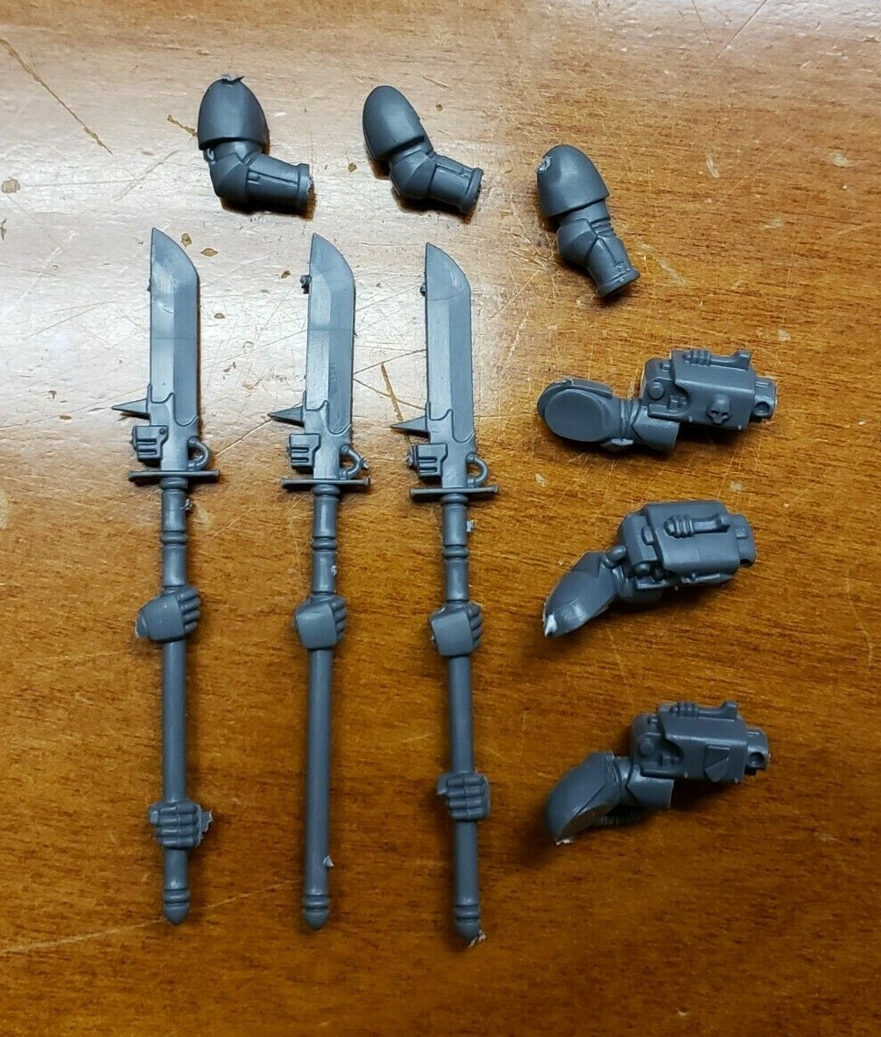 Warhammer 40k Grey Knight Bits Strike Squad Force Halberd & Storm ...