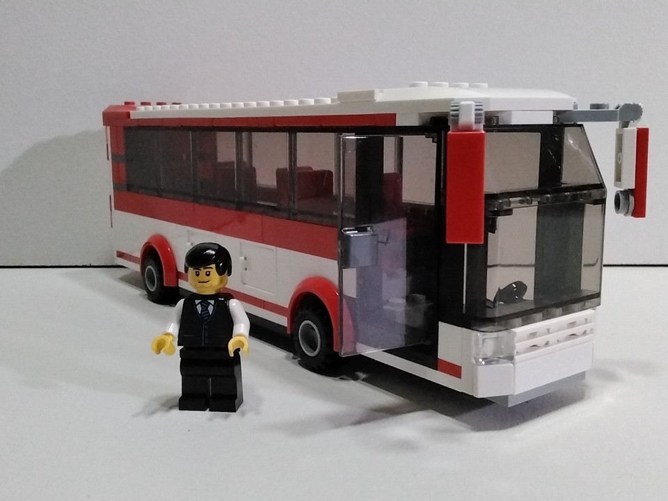 LEGO 8404 City Public Transport Station City Bus Only - Custom Color ...